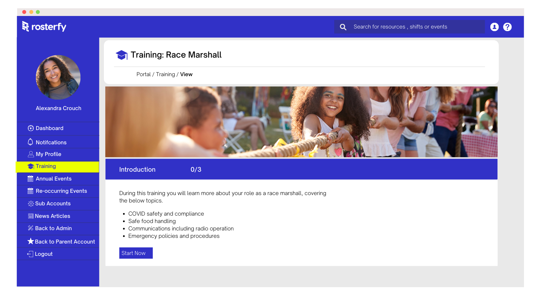 Volunteer Communication & Information Portal | Rosterfy